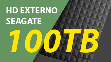 HD Externo 100TB Seagate Performance e Segurança