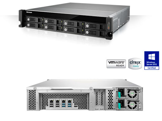 Storage 100TB Rackmount para Hard Disks SATA QNAP