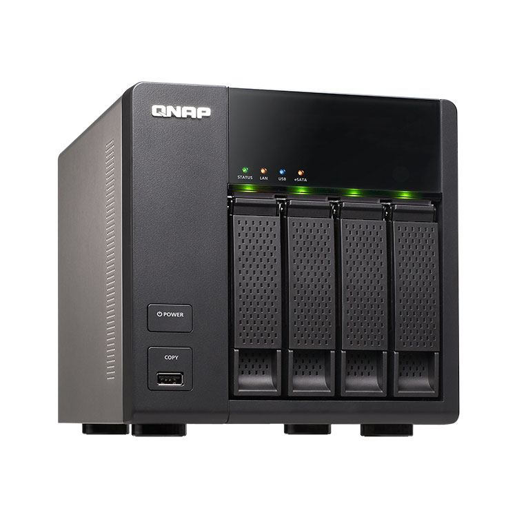 NAS Qnap TS-420 - Storage de rede 4 discos até 24TB