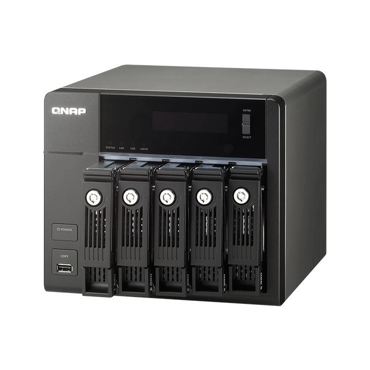 Storage 5TB - NAS para 5 hard disks SATA Qnap