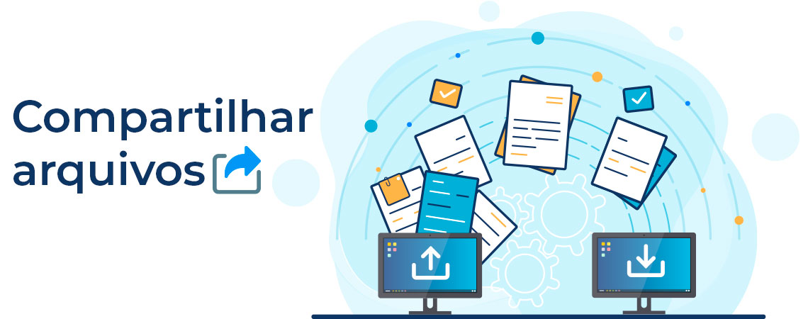 Como compartilhar arquivos via rede ou nuvem