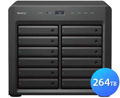 DS3622xs+ 264TB Synology - Storage NAS 12 Baias SATA