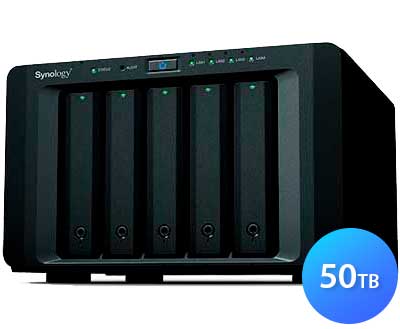 DS1517 50TB Synology DiskStation - Storage NAS 5 Bay SATA