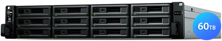 RS18017xs+ 60TB Synology - Storage 12 Bay Rackstation