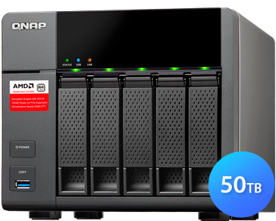 TS-563 50TB - Storage NAS 5 baias