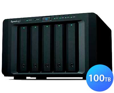 DS1517 100TB Synology DiskStation - Server NAS 5 Bay SATA
