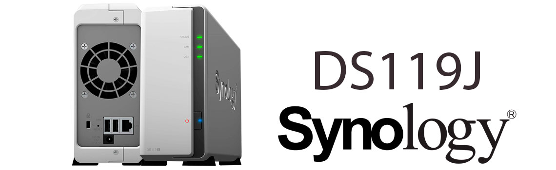 Synology DS119j Diskstation - Cloud Storage NAS 1 Baia 18TB