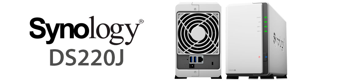 Synology DS220j DiskStation - Storage NAS 2 Baias SATA