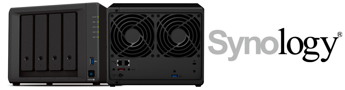 DS920+ Synology DiskStation - Storage NAS 4 baias SSD/SATA