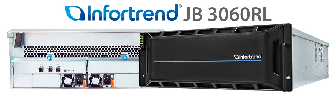 JBOD 3060RL Infortrend 60 baias