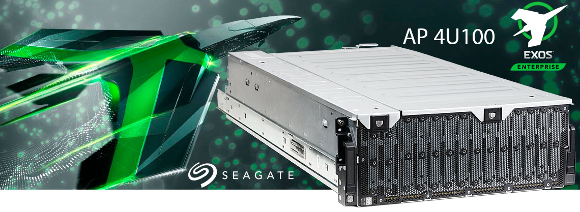 Storage 1 PB EXOS AP 4U100 SATA/SAS 10Gbe Seagate