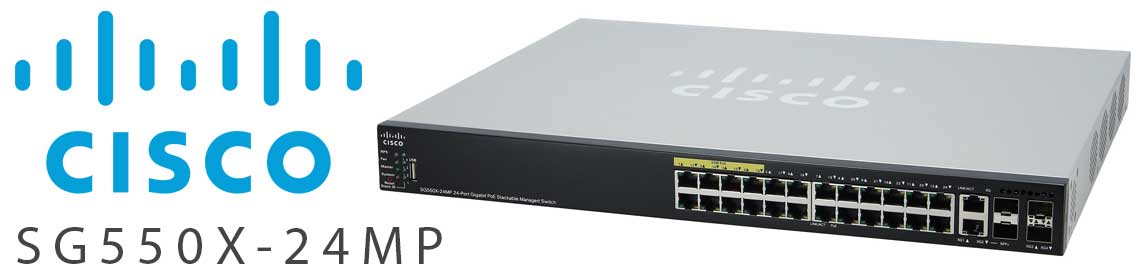 SG550X-24MPP Cisco - Switch Gerenciável com 24 Portas PoE